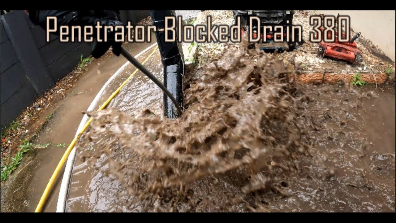 Blocked Drain 380 - Beautiful Brown Water Feature || EXPLODES All Over ...