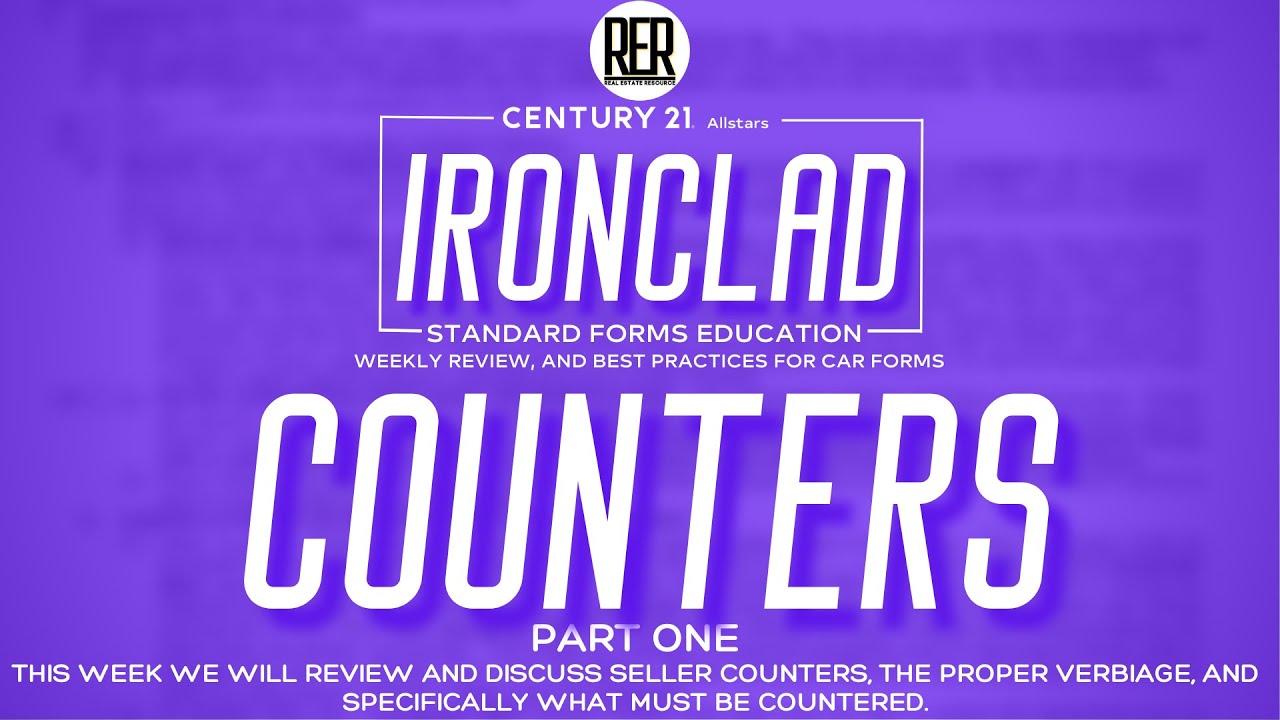 Real Estate Training - "IRONCLAD" - CAR Standard Forms Education ...