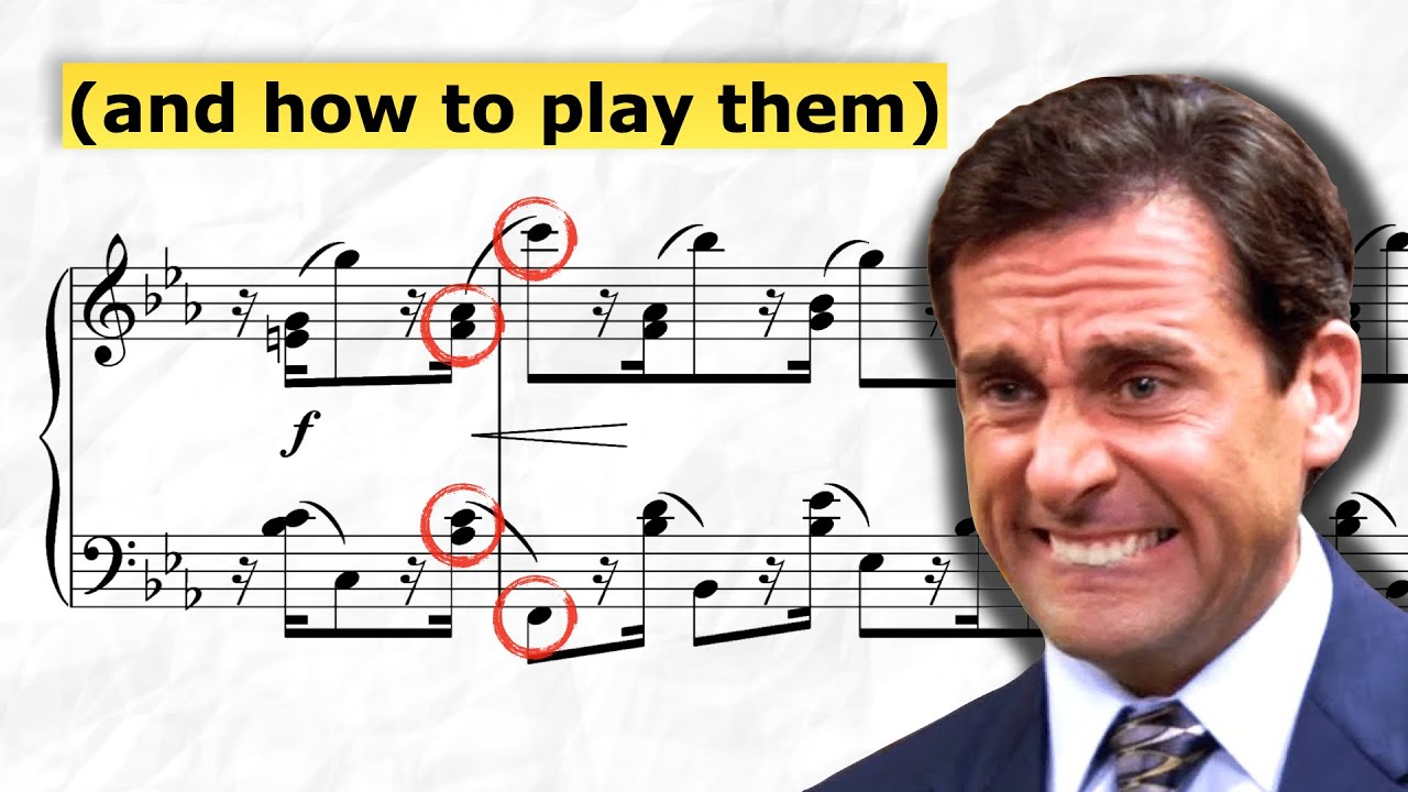 3 of the Most AWKWARD Passages in Piano Music - YouTube