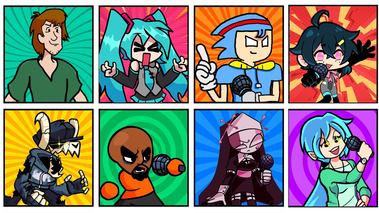 COSMIC pero en CADA TURNO otro PERSONAJE la CANTA - Friday Night Funkin ...