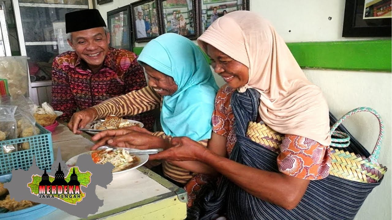 KULINER KUPAT TAHU, GANJAR AJAK DUA PENGEMIS MAKAN BARENG - YouTube