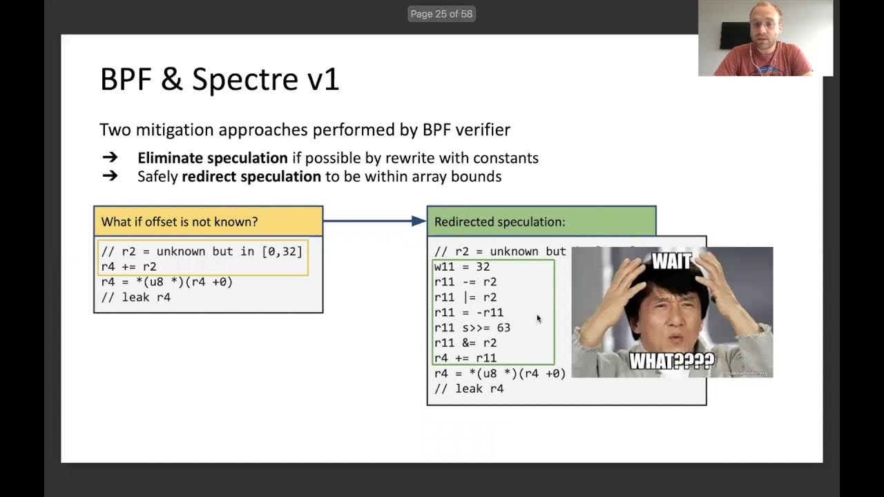 BPF and Spectre: Mitigating transient execution attacks – Daniel Borkmann, Isovalent - YouTube