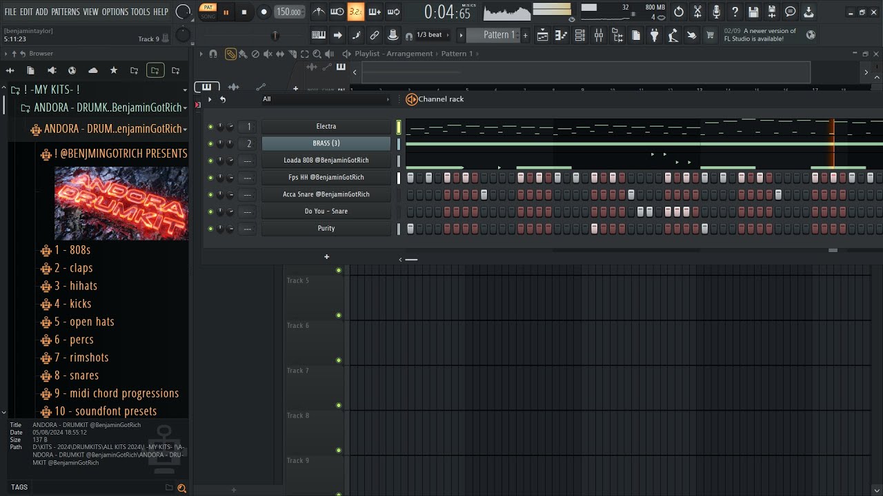 LIVE Making Beats & Loops from Scratch @BenjaminGotRich - YouTube