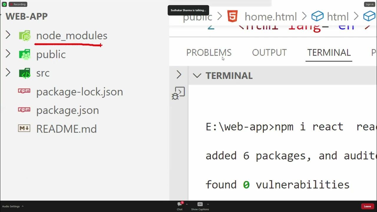How to Set Up React Node js, VS Code, CDN Integration, and Creating ...
