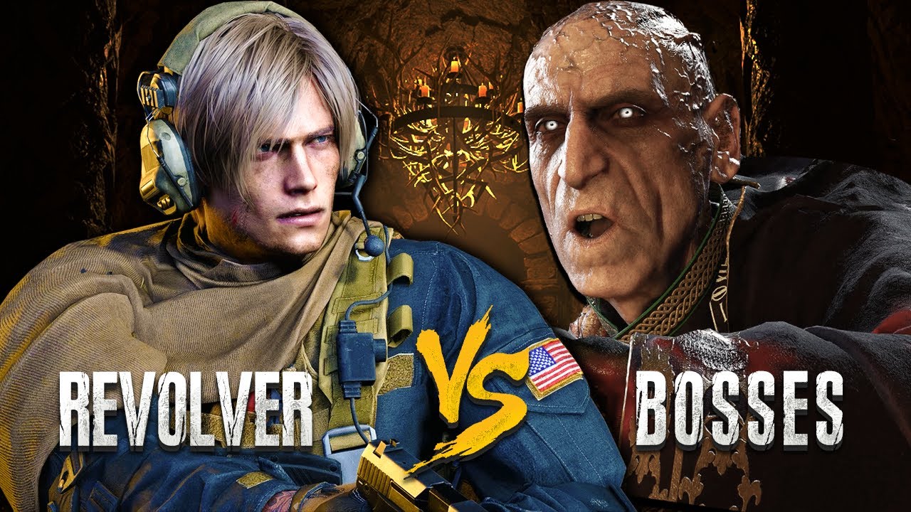 Max Level Revolver VS All Bosses - Resident Evil 4 Remake - YouTube