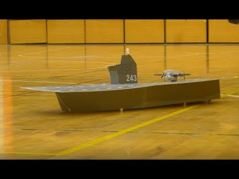 RC Indoor aircraft carrier？ - YouTube