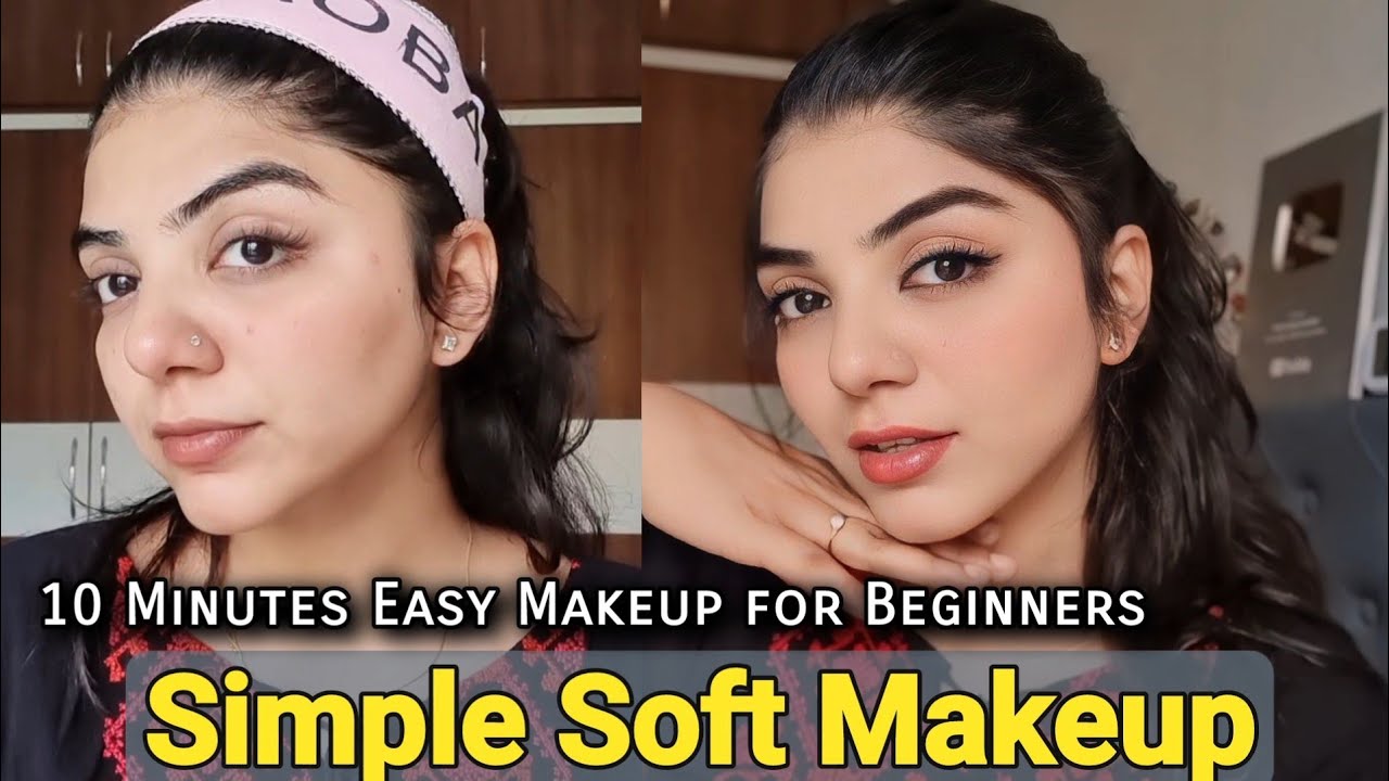 Simple Soft Glam Makeup for Summer | Simple Soft Makeup Tutorial for Beginners - YouTube