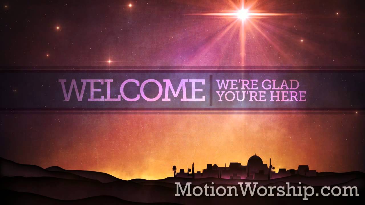 Bethlehem Star Night Welcome HD Christmas Motion Loop - YouTube