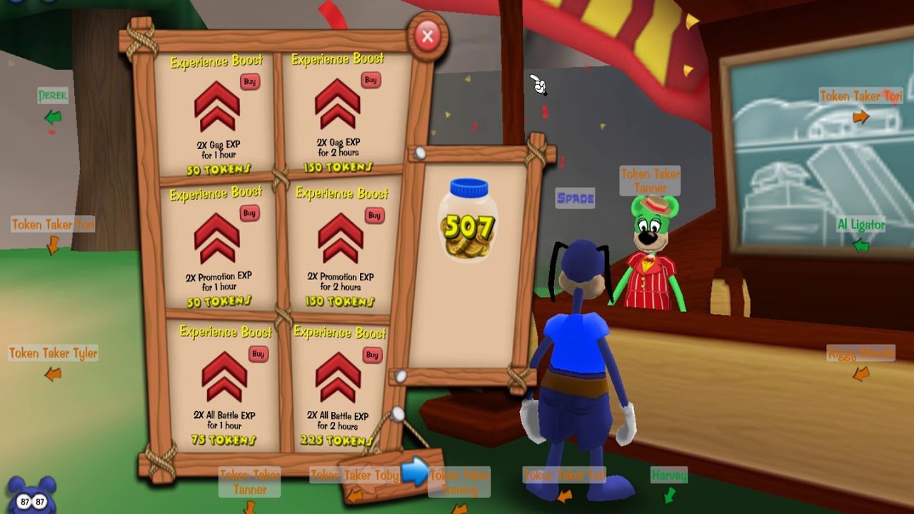 The Boost Booth! (TTR Gag/Suit EXP multipliers) - YouTube
