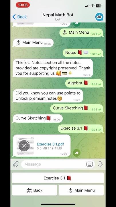 Math Bot 🤖 #study #notes #maths - YouTube