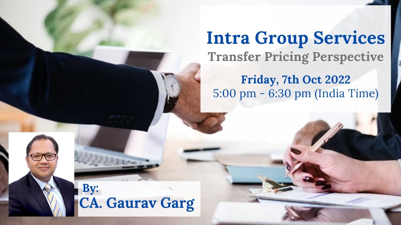 Intra Group Services - Transfer Pricing Perspective - YouTube