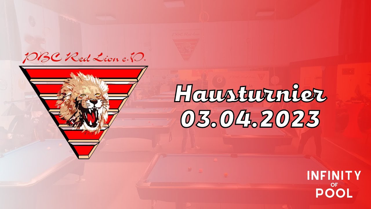 PBC Red Lion Hausturnier 03.04.2023 - YouTube