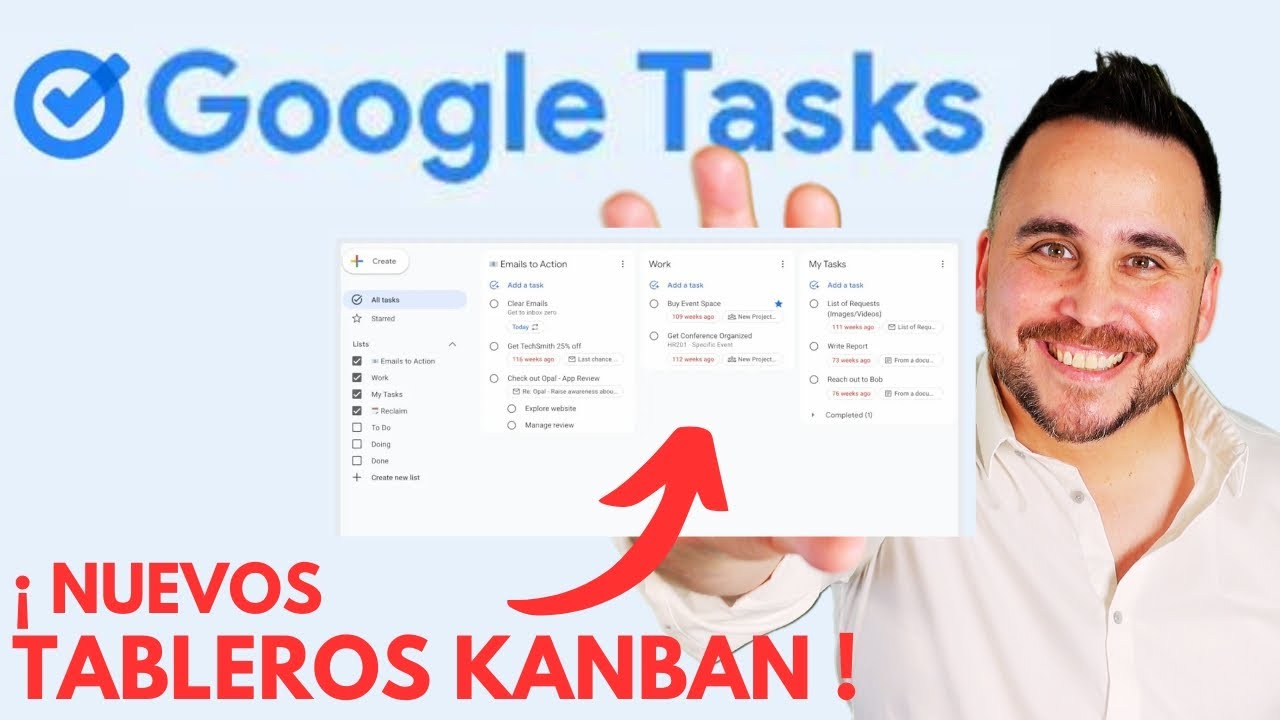 ¡Google Tasks ahora con Tableros Kanban! - YouTube