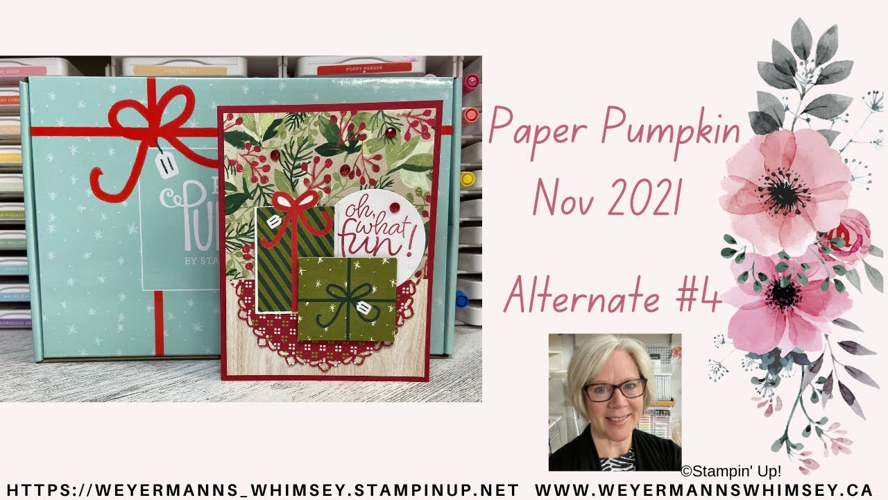 Paper Pumpkin Nov 2021 Alternate 4 - YouTube