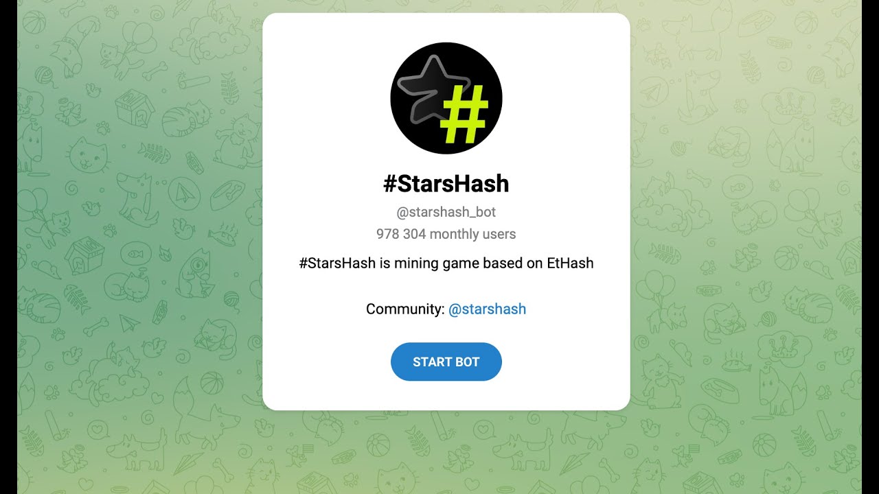 #StarsHash - Что это? Обзор бота-игры в телеграм, который сможет дать ...