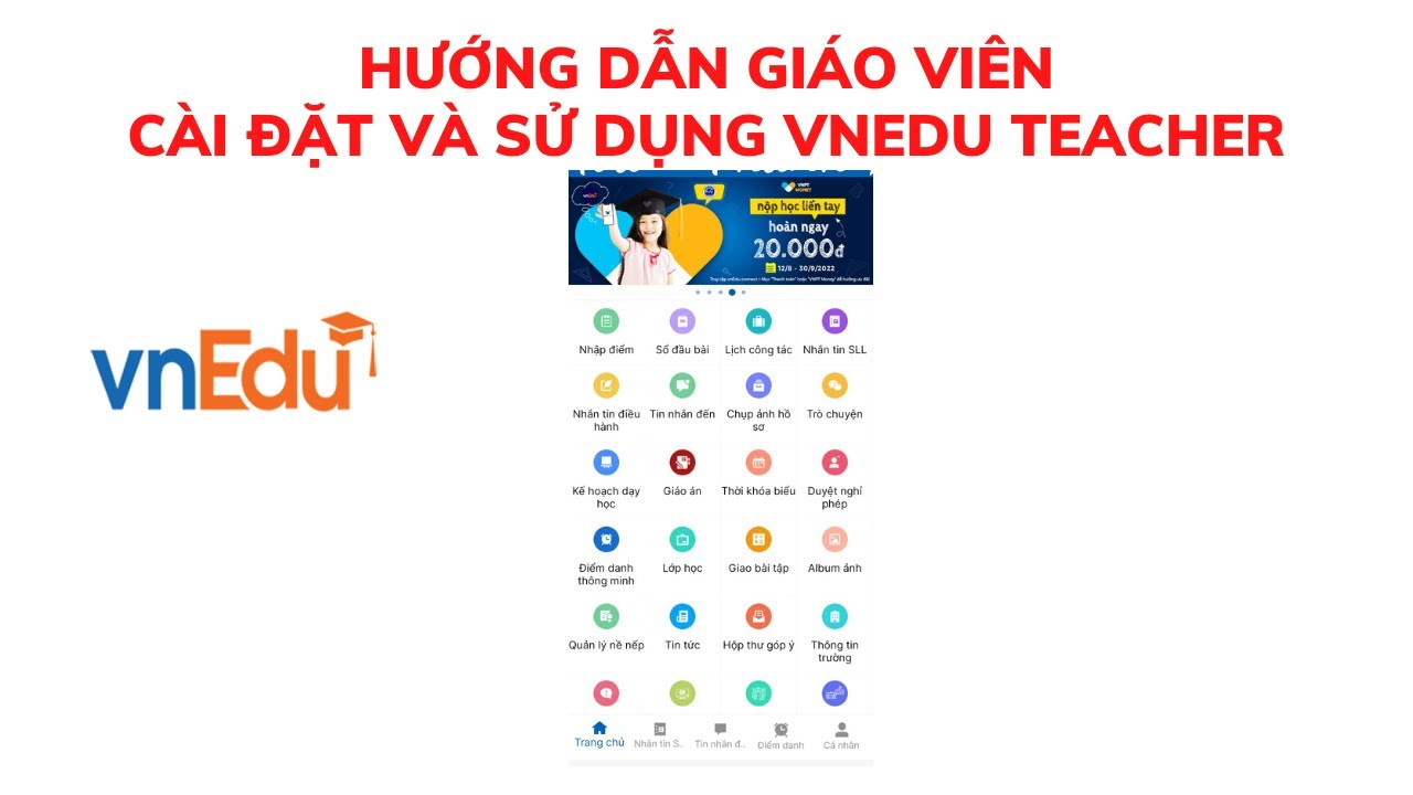 Hướng dẫn giáo viên cài đặt và sử dụng app vnEdu Teacher trên điện ...