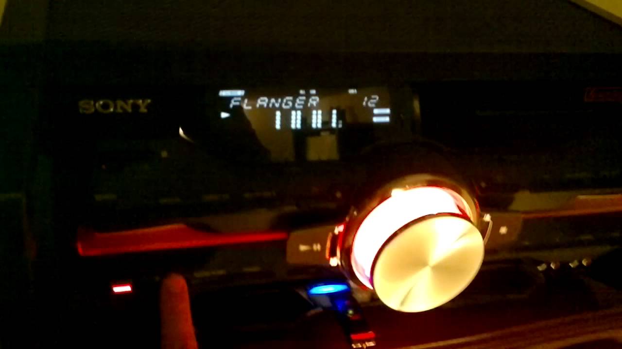 SONY GENEZI FST-SH2000 DJ FUNCTION - YouTube