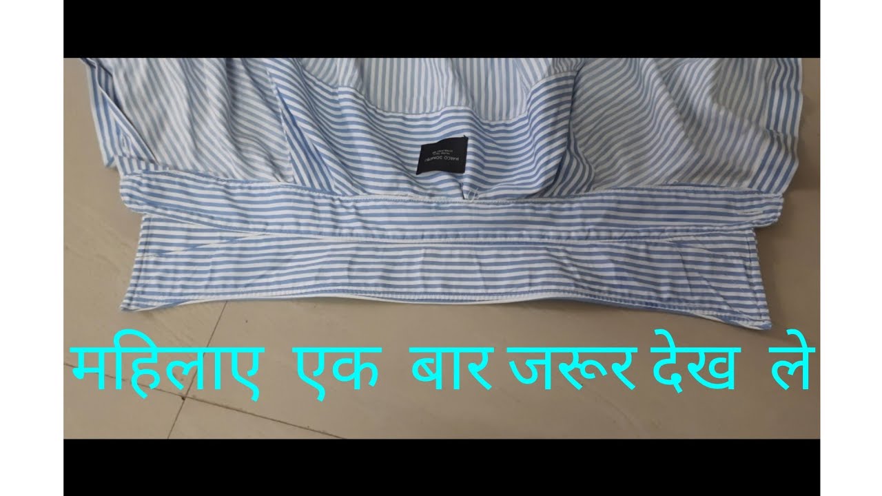 Fix a Torn Collar in less than 5 minutes/ Diy convert/ shirt coller ...