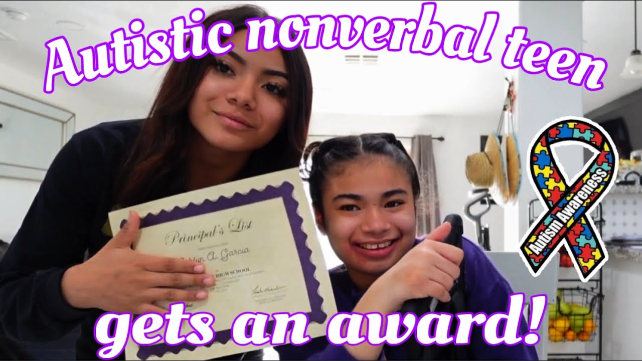 Autistic nonverbal teen receives award + new iPad case! | Autism life ...