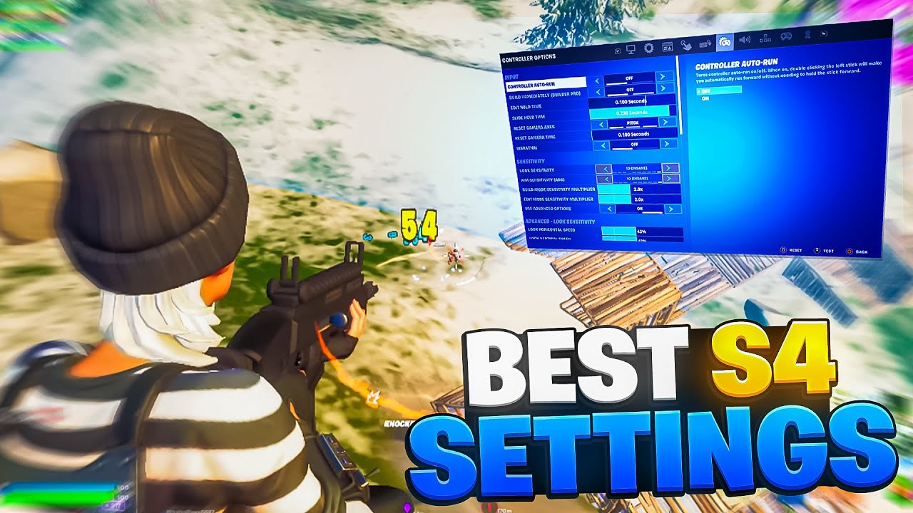 NEW *BEST* Controller Fortnite Settings/Sensitivity LINEAR AIMBOT - Chapter 3 Settings (PC/PS4 ...