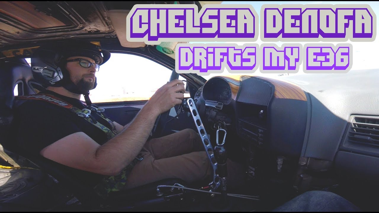 Chelsea DeNofa Drifts My E36! - YouTube