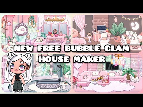 💕NEW FREE BUBBLE GLAM 💕✨ HOUSE MAKER Design✨ AVATAR WORLD House Ideas💫 NEW FREE UPDATE