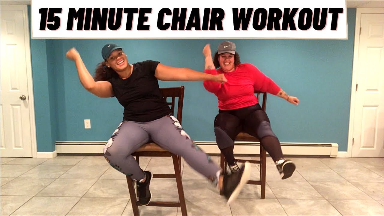 15 Minute Chair Workout | Praise & Worship - YouTube
