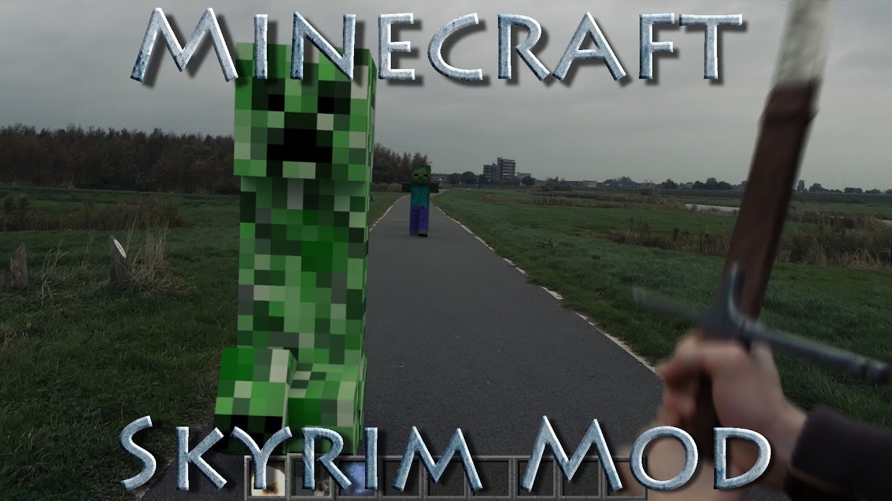 Minecraft - Skyrim Mod - YouTube