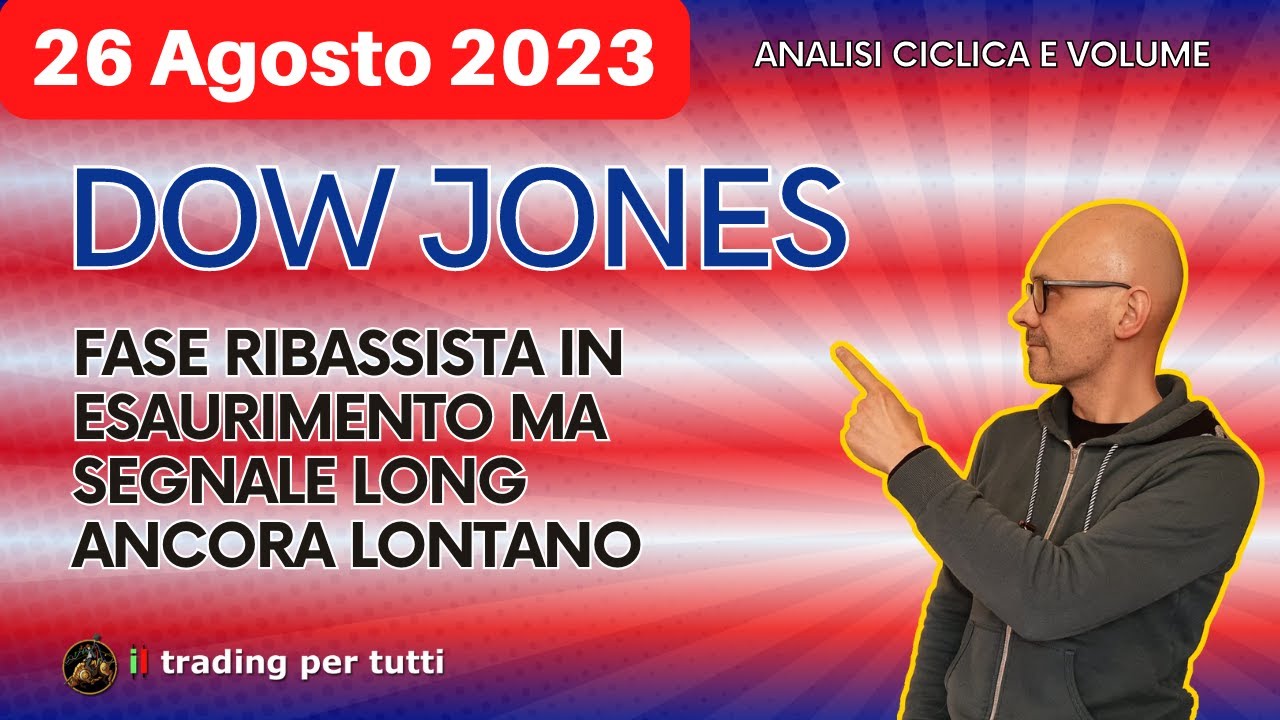 DOW JONES. FASE RIBASSISTA IN ESAURIMENTO SEGNALE LONG ANCORA LONTANO ...