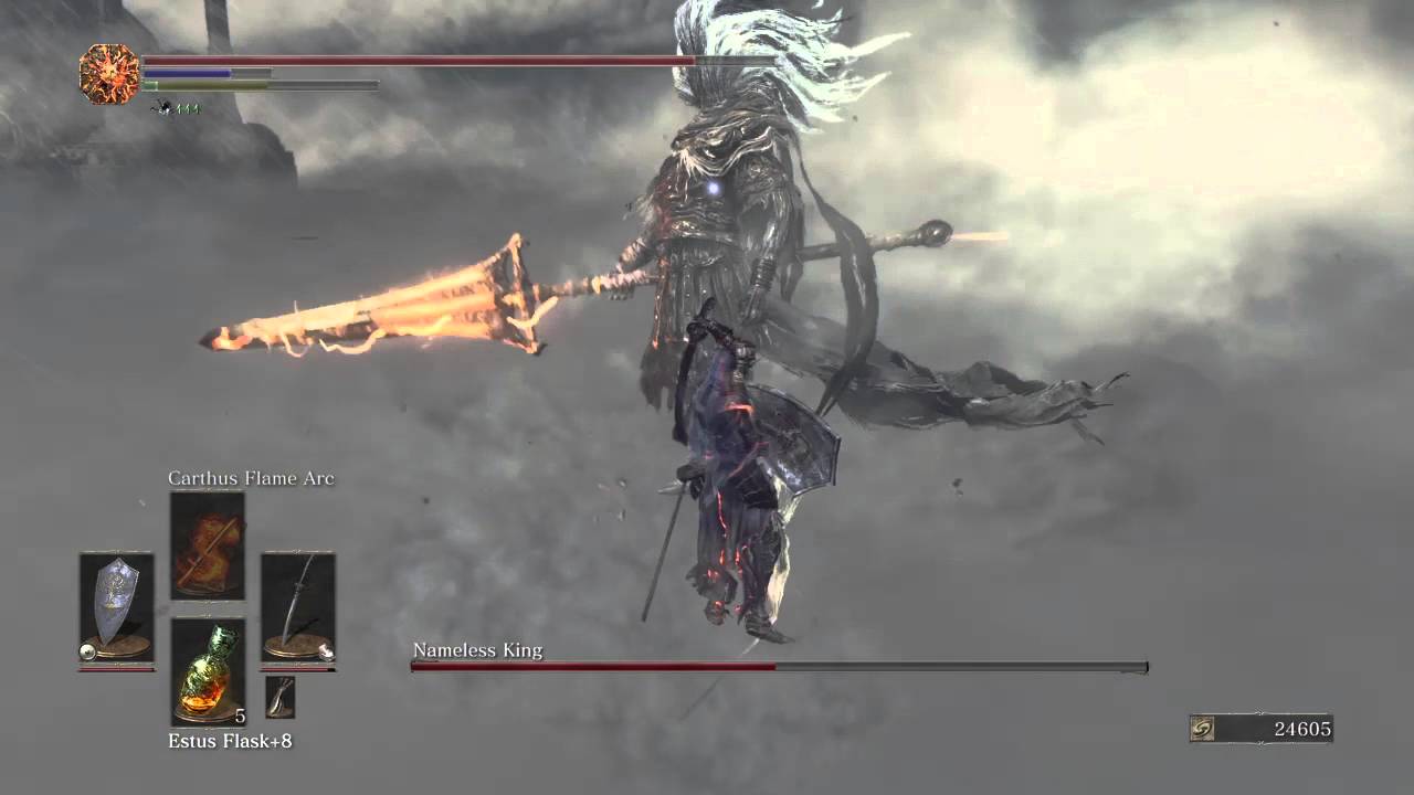 Dark Souls 3 - Nameless King Fight - YouTube