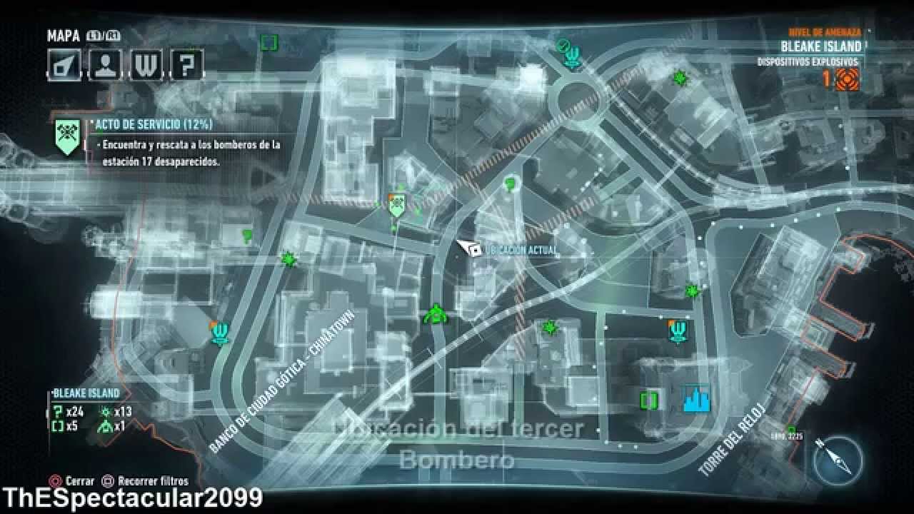 BATMAN ARKHAM KNIGHT - Localización Bomberos Estación 17 Blake Island ...