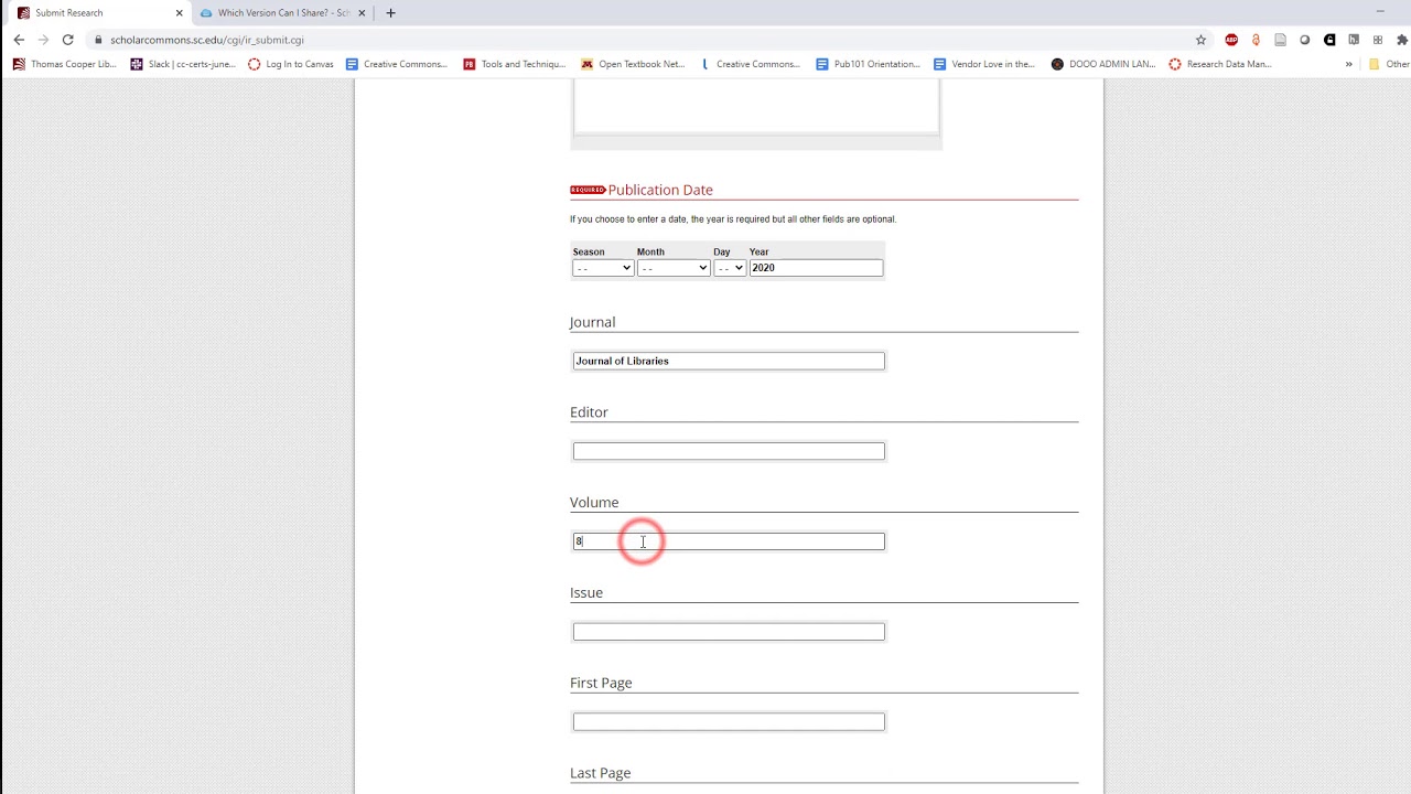 Uploading Your Works to Scholar Commons - YouTube