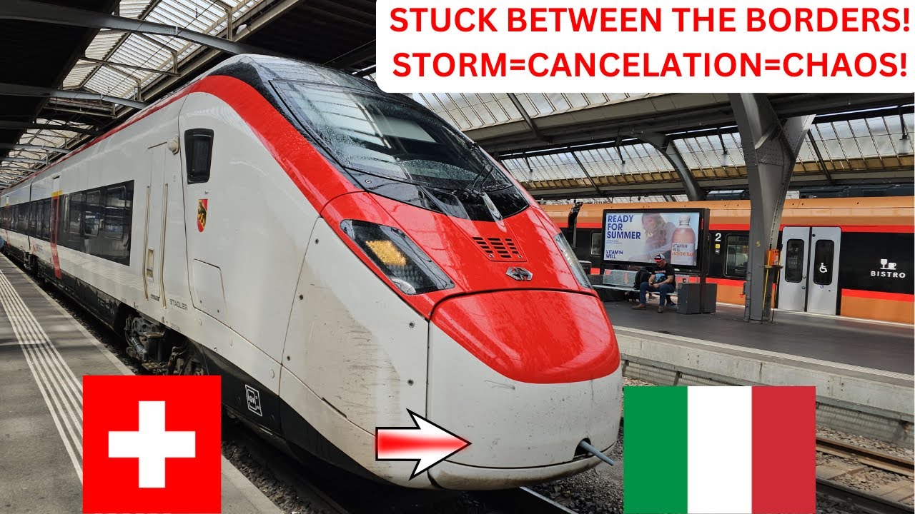 SBB HIGH SPEED TRAIN | ZURICH TO MILAN THROUGH THE LONGEST & DEEPEST ...