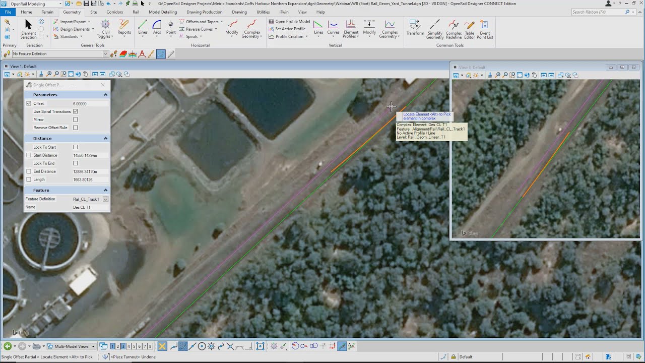 OpenRail Designer Creating New Railway Siding Geometry - YouTube