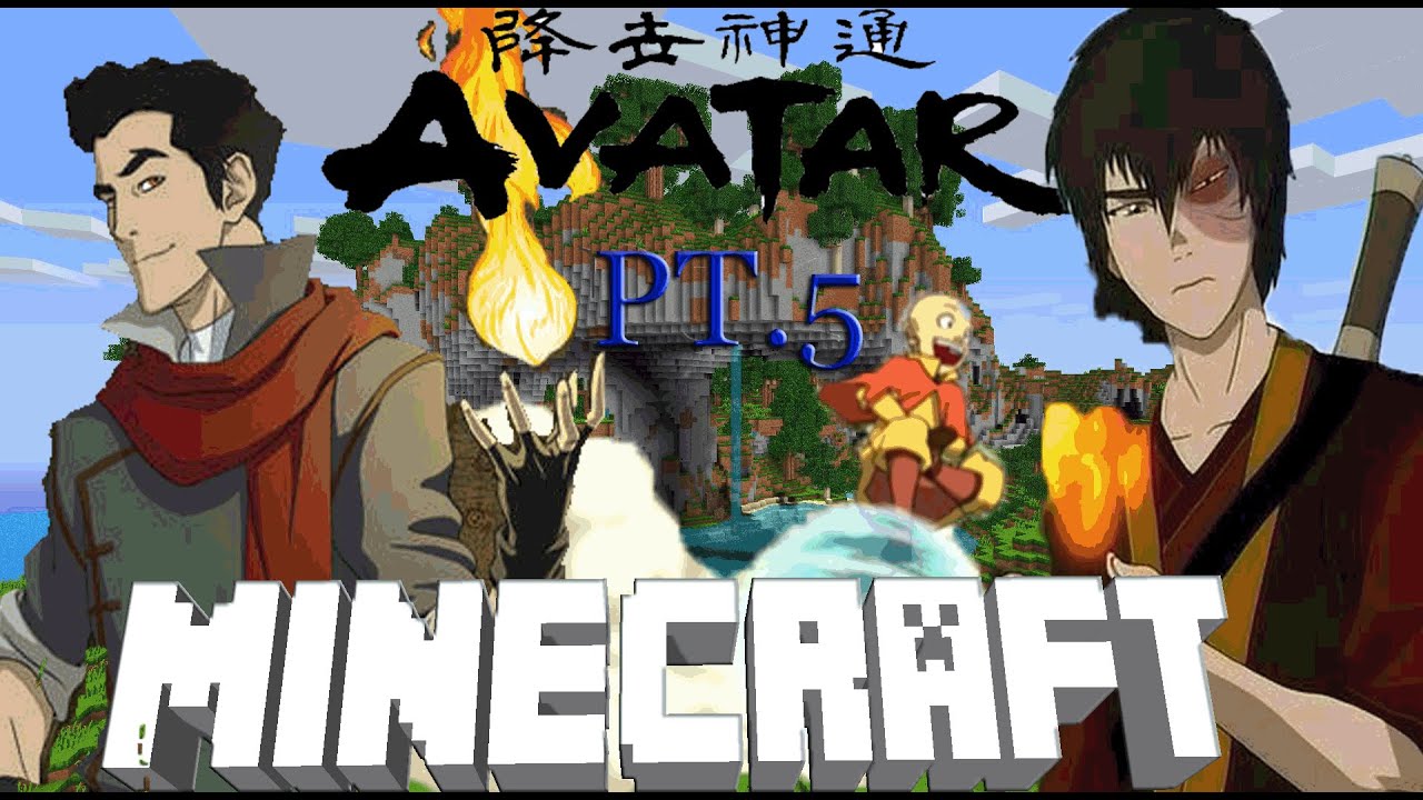 Minecraft Avatar Pt. 5 "FIRE TORNADO!" - YouTube