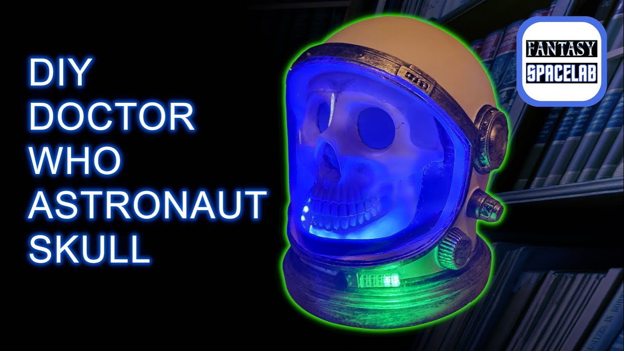DIY Doctor Who Astronaut Skull - YouTube