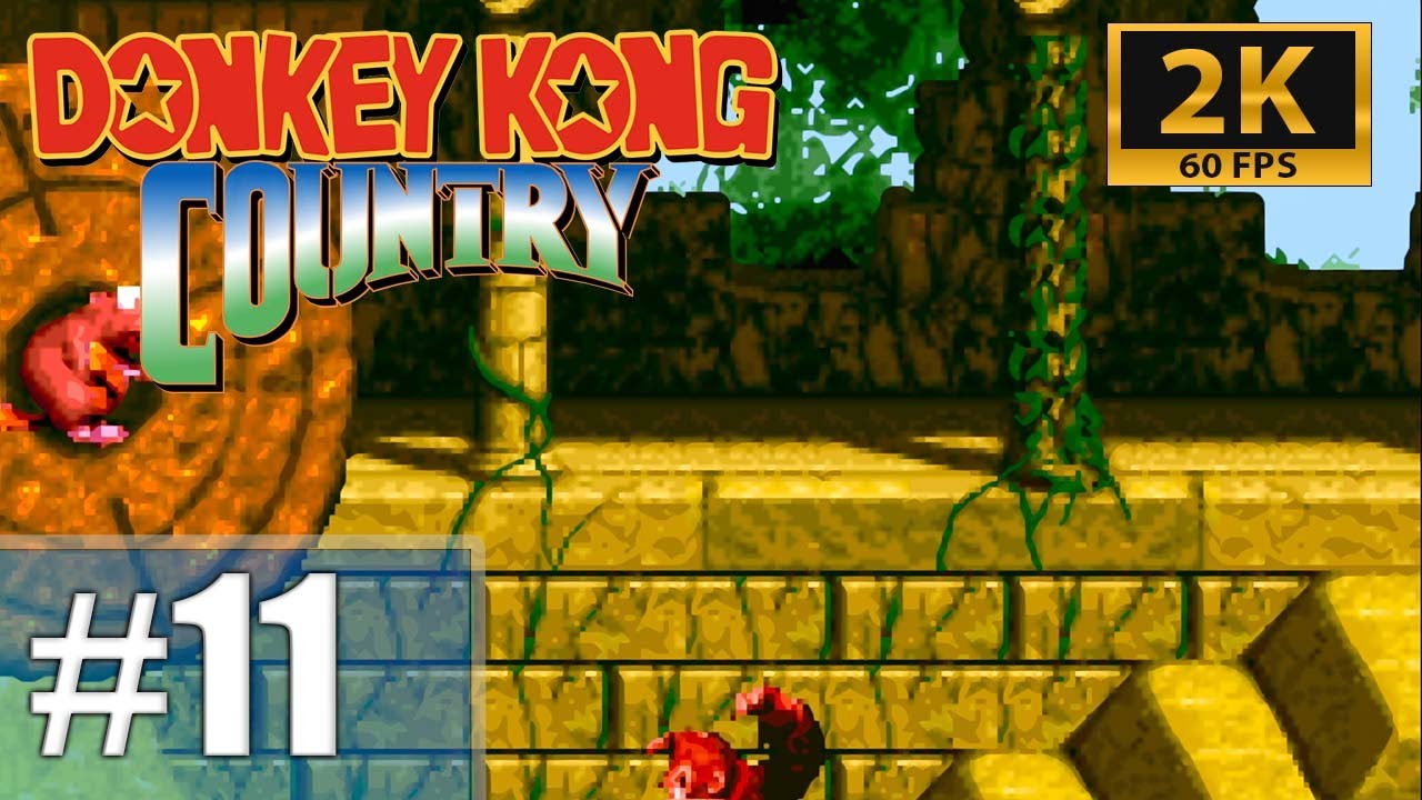Donkey Kong Country: Millstone Mayhem #11 | Monkey Mines (Save point ...