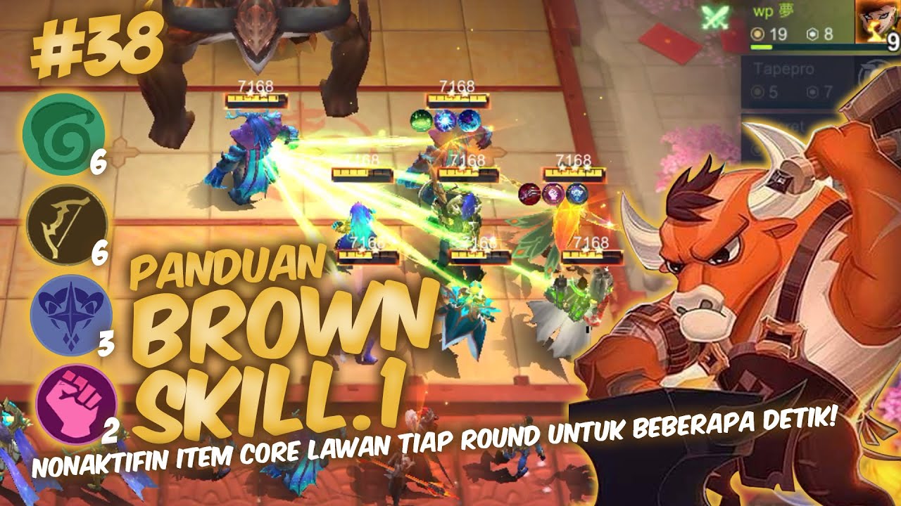EPS 38. PANDUAN MENGGUNAKAN BROWN SKILL 1 | CARA MAIN COMMANDER BROWN ...