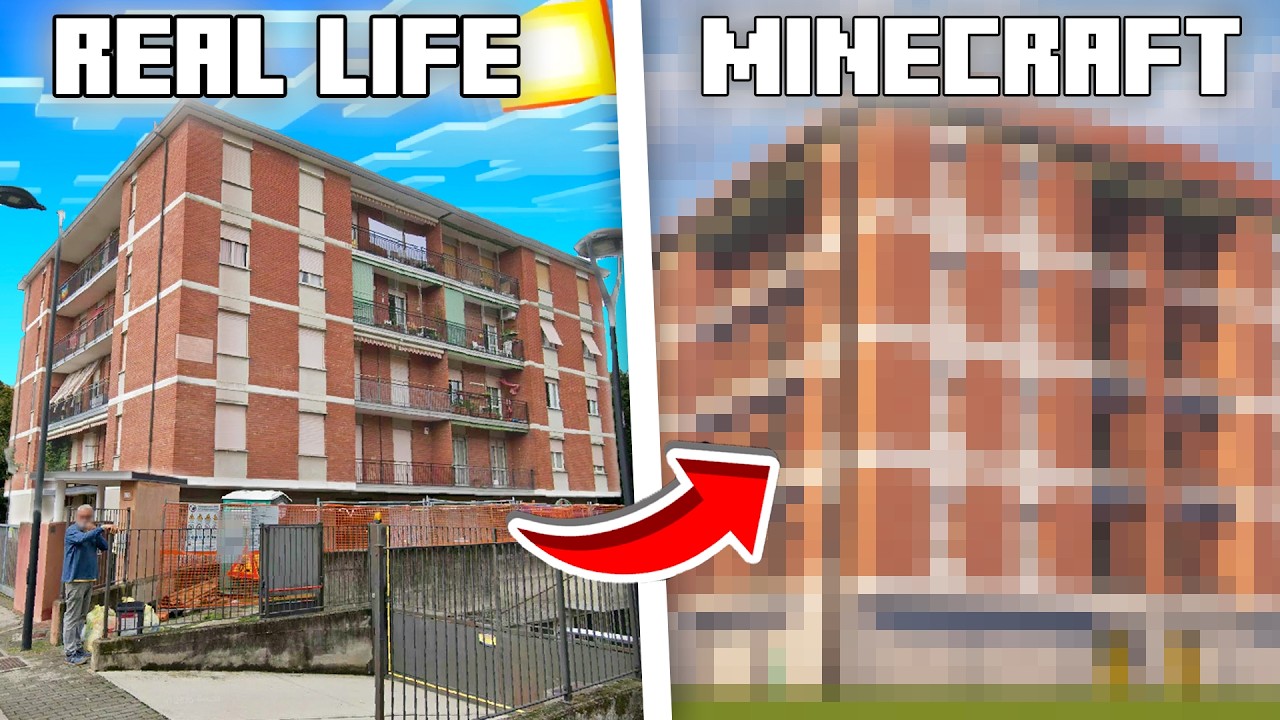 Creating an Exact Replica of My Real House in Minecraft - YouTube
