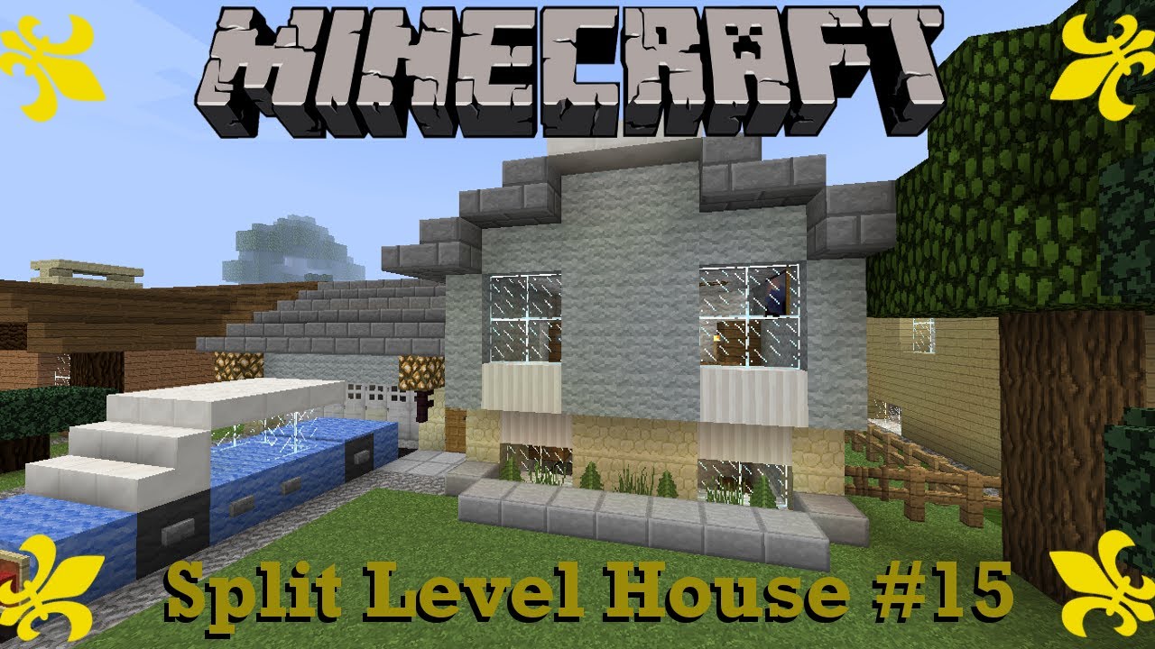 Minecraft: Split Level House Walkthrough # 15 (SuburbCraft Ep. 28 ...