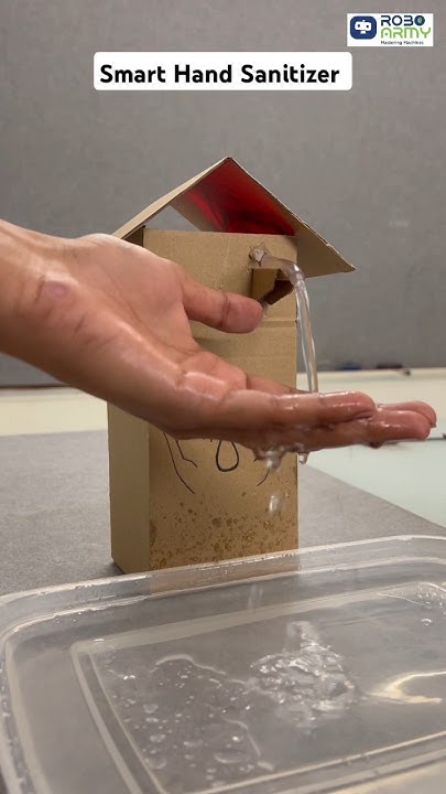 DIY Smart Hand Sanitizer #arduinoprojects #scienceproject #smartgadgets ...