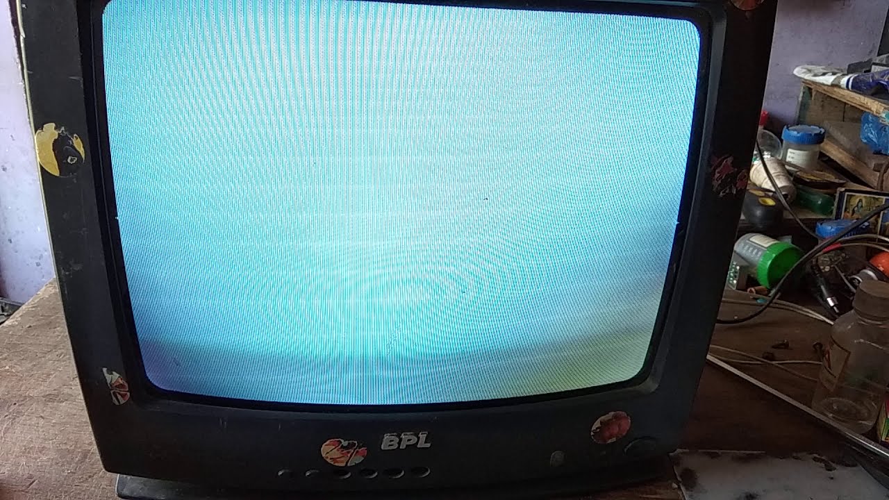 how to repair BPL tv retrace line problem in Tamil - YouTube