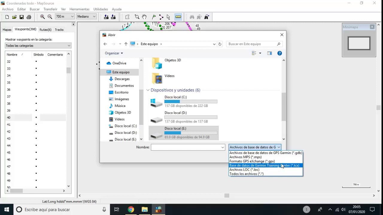 Introducción al Mapsource - YouTube
