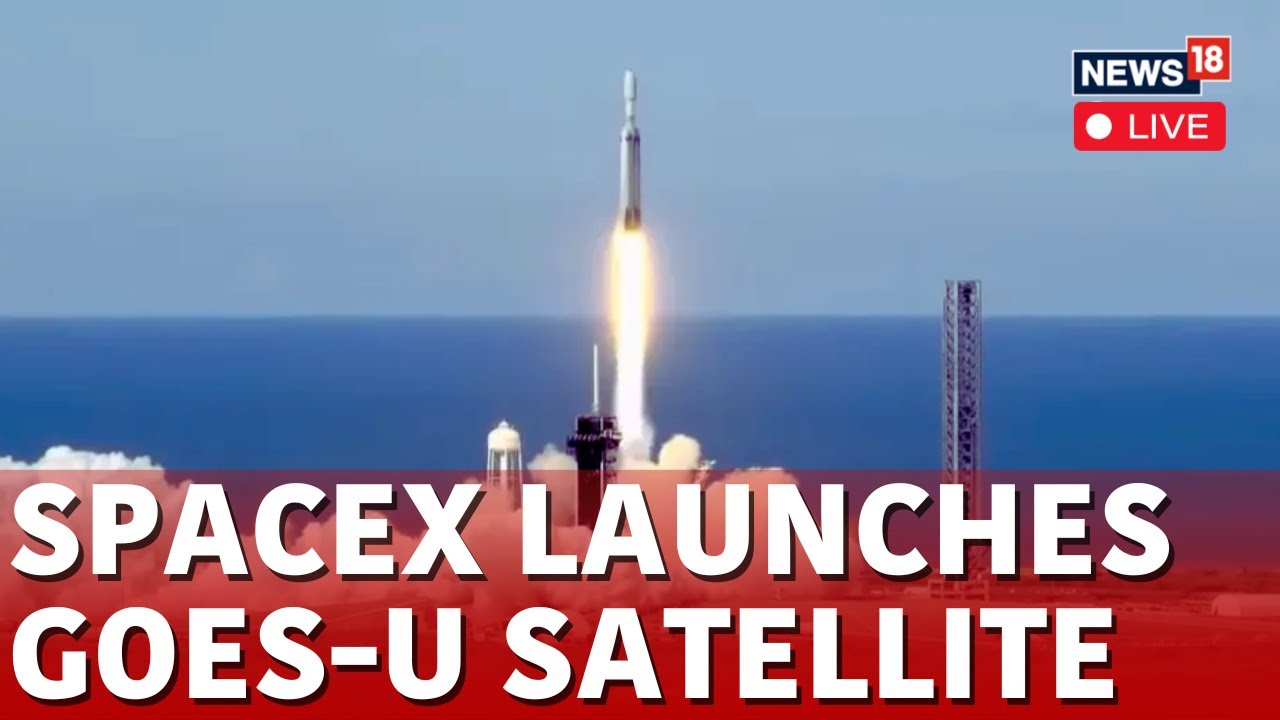 SpaceX Falcon LIVE Lift OFF | Falcon Heavy Launches Goes-U Weather ...