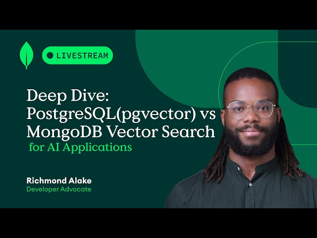 Deep Dive Postgresqlpgvector Vs Mongodb Vector Search For Ai 3520