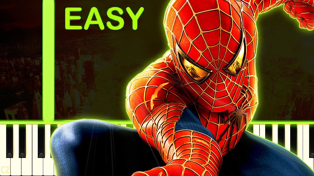 SPIDER-MAN 2 THEME - EASY Piano Tutorial - YouTube