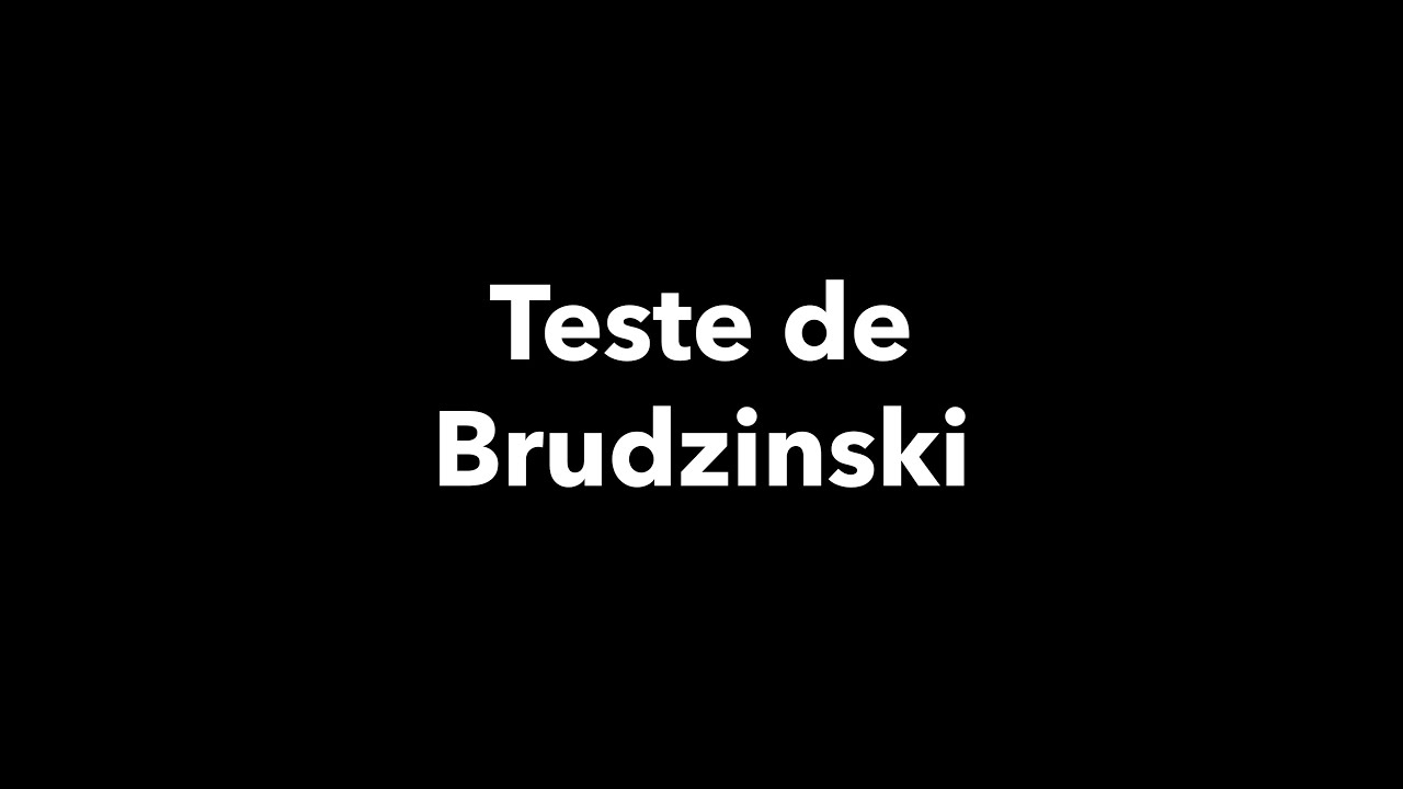Teste de Brudzinski - YouTube
