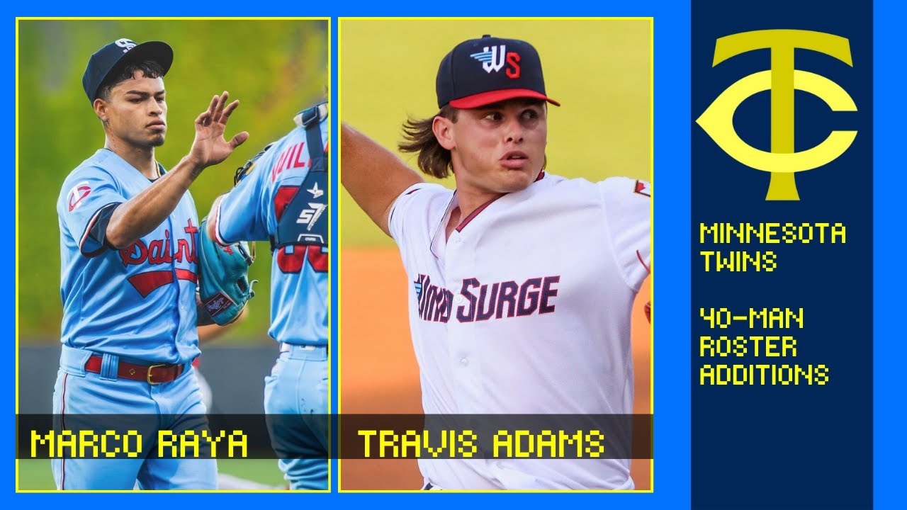 Twins Add Marco Raya, Travis Adams to 40-Man Roster - YouTube