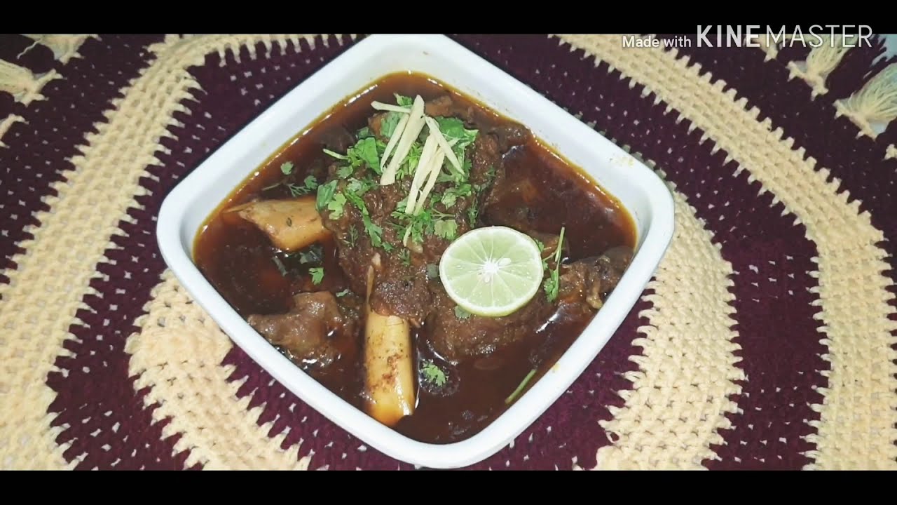 Mutton Nalli Nihari recipe 🥩🥩🥩 Afroz ke style mai - YouTube