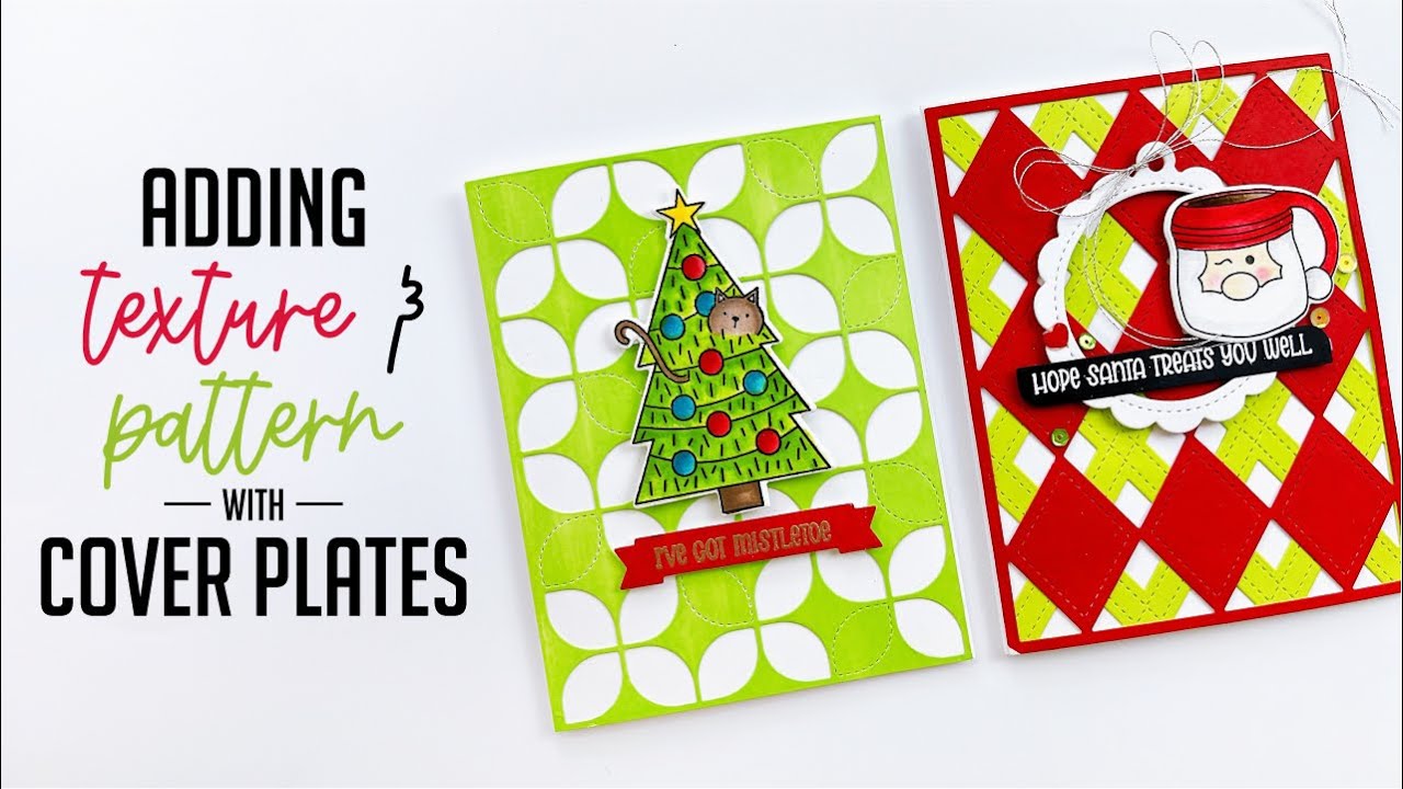 Adding Texture and Pattern to Hand Made Cards - YouTube